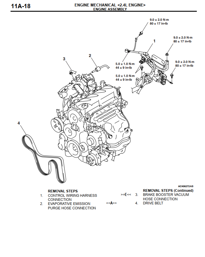 MITSUBISHI 4G69 2.4L ENGINE WORKSHOP SERVICE REPAIR MANUAL