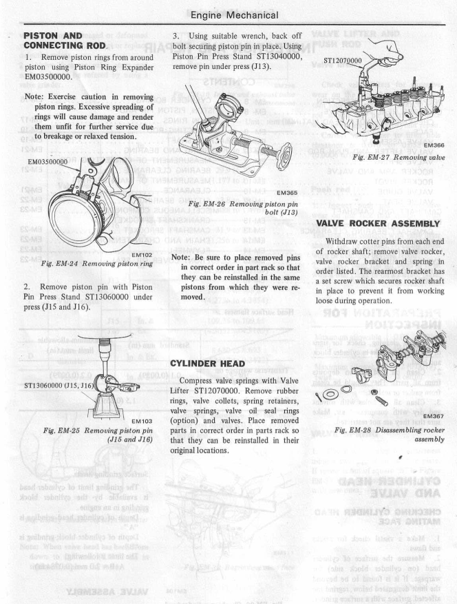 NISSAN DATSUN J SERIES J13 J15 J16 ENGINE WORKSHOP SERVICE REPAIR MANU