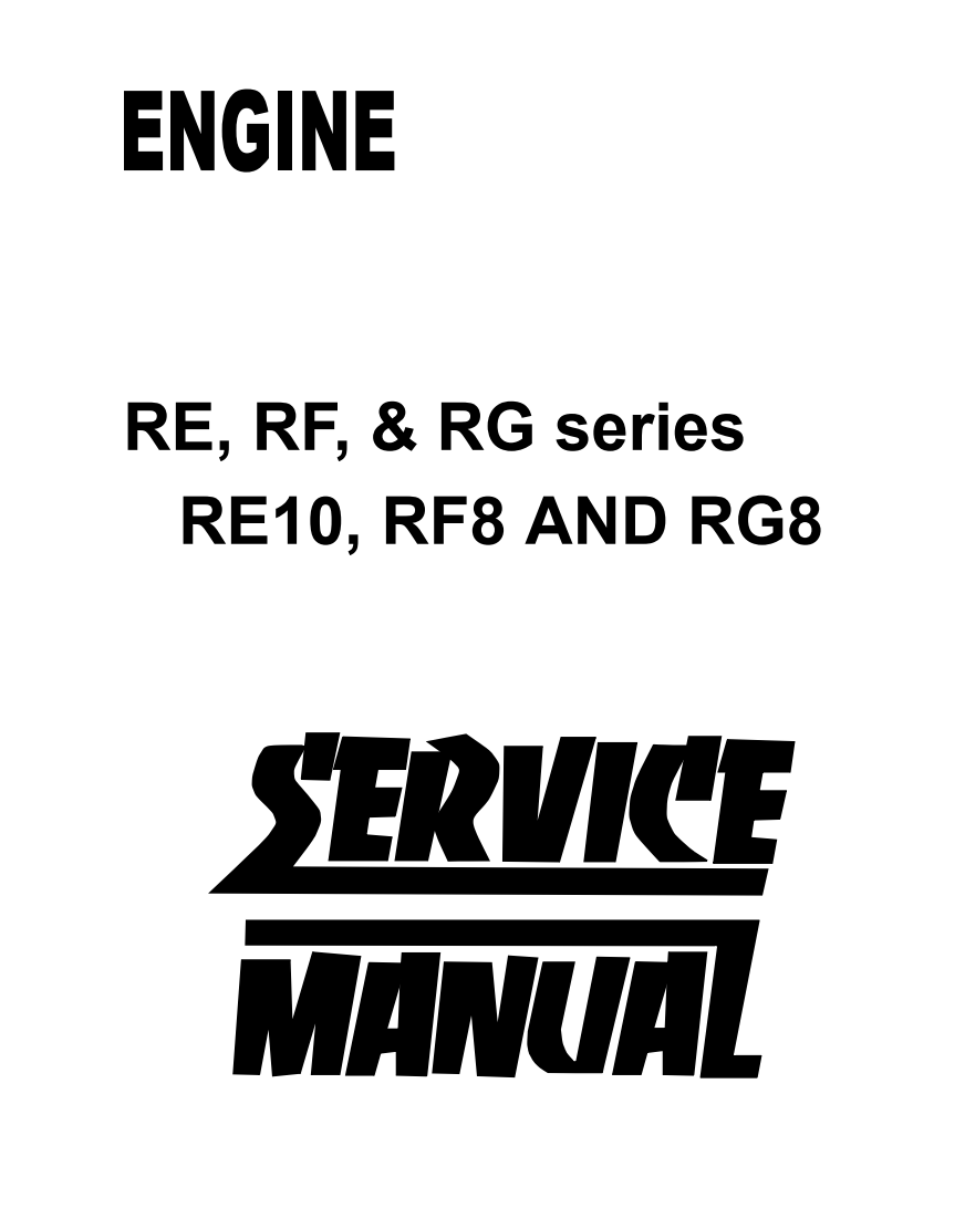NISSAN UD RE RF RG SERIES RE10 RF8 RG8 DIESEL ENGINE SERVICE REPAIR MA
