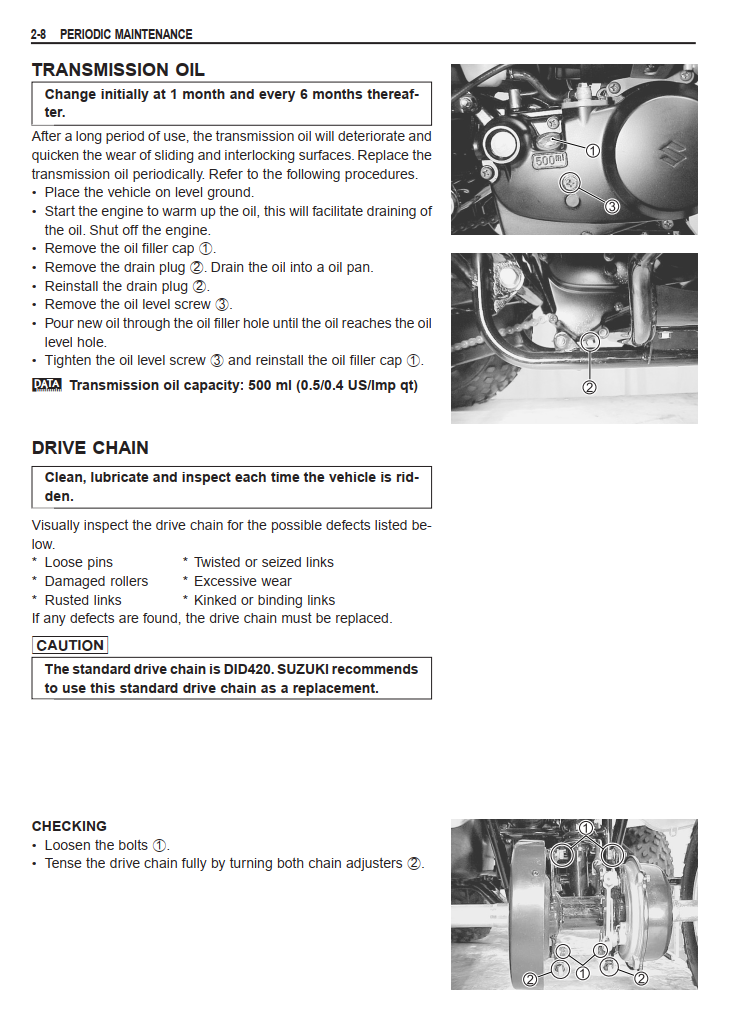SUZUKI LT-A50 LTA 50 50cc 2002-2005 ATV WORKSHOP SERVICE REPAIR, PARTS